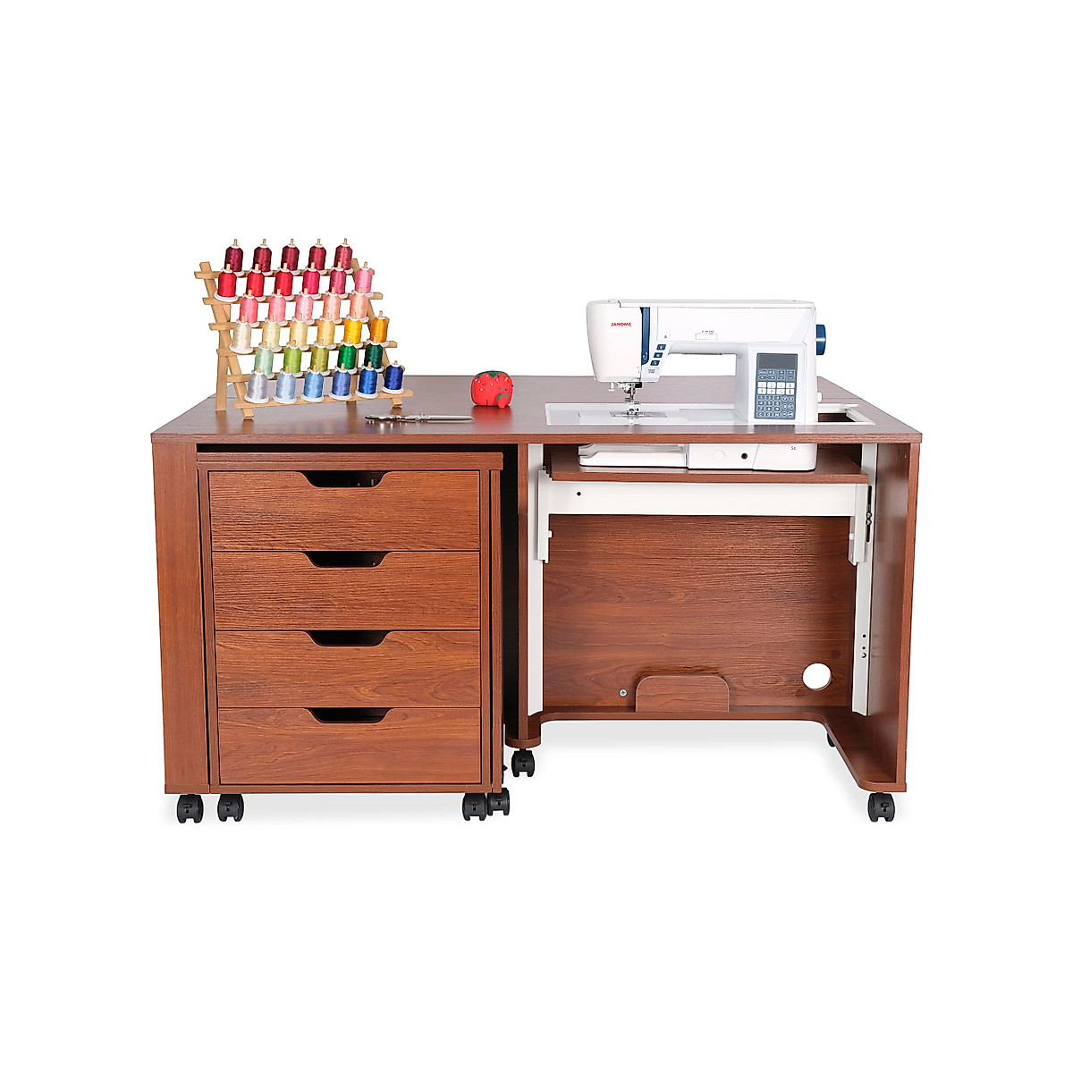 Arrow Laverne & Shirley Sewing and Quilting Cabinet with Lift and Caddy
