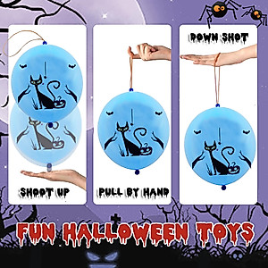 yuzshin 50PCS Halloween Punch Balloons for Kids,Halloween Party Game Favors, Halloween Giveaways, Trick or Treat Toys, Halloween Games, Kids Halloween Goodies