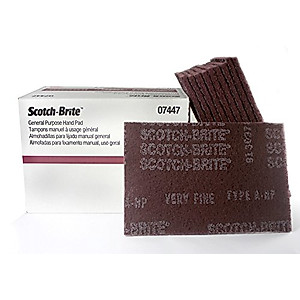 Lot of 5 Red 3M Scuff Pads Scotch Brite 3M Brand