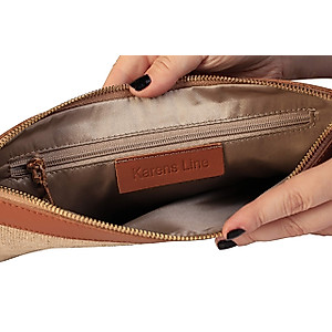 Evil Eye Embroidered Women Jute Clutch Bag Sun Beach Summer Style