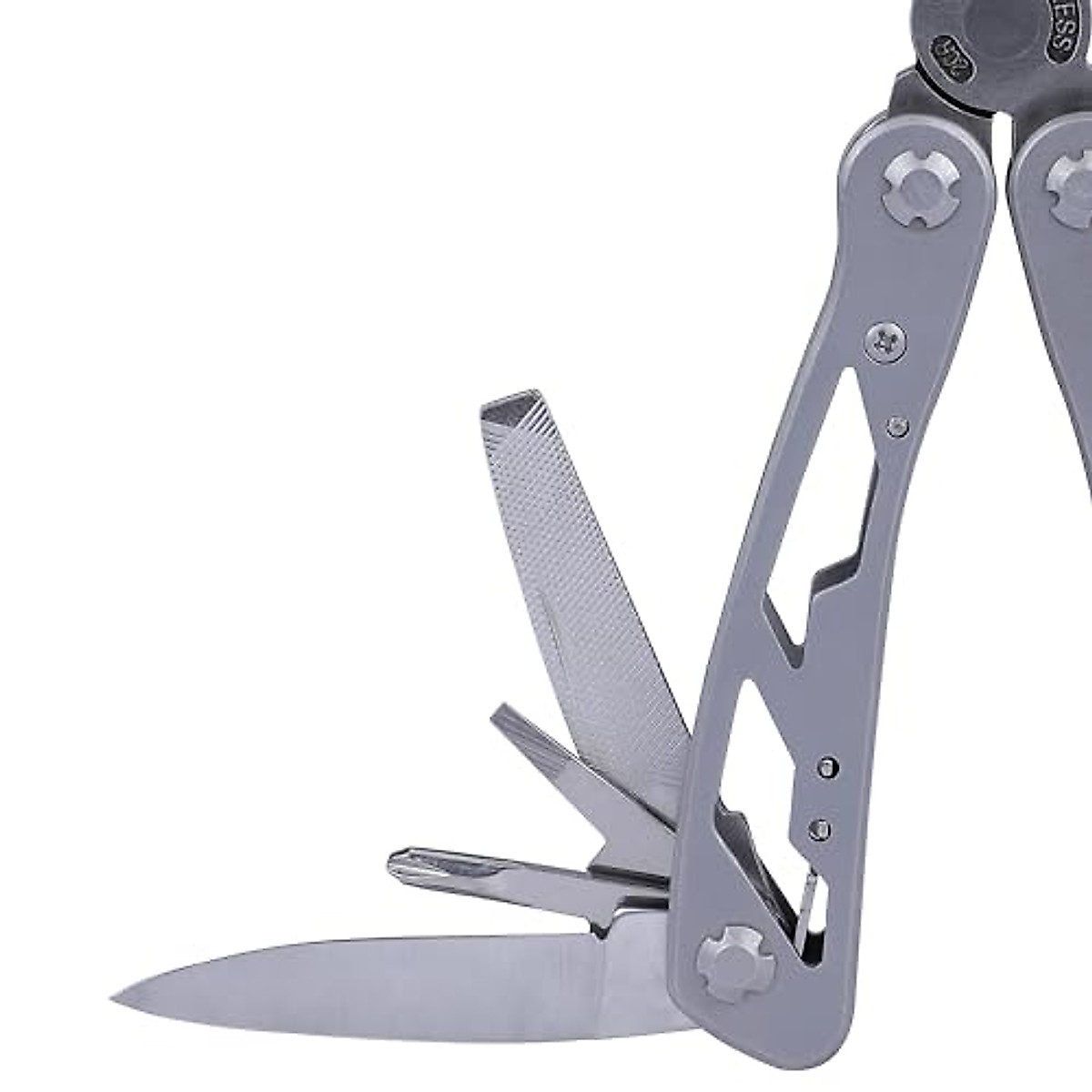 STANLEY Multitool, 12-in-1, Stainless Steel, Black Pouch (84-519K)