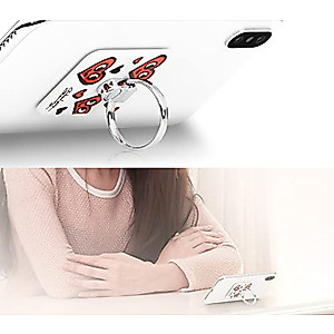 Bunker Ring Art Design, Cell Phone Ring Grip Stand, 360°Rotation Metal Ring, Comes with Dedicated Holder, Compatible with Most Smartphones (004 Kwak)