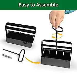 Soil Blocker Maker 2 inch Seed Block Maker with Comfort-Grip Handle for Seed Stater Tray,Most Popular Soil Blocking Tool,
