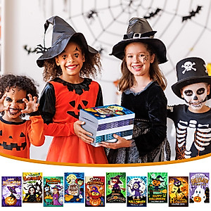 Cholemy 100 Pcs Halloween Coloring Book Mini Coloring Books Holiday Small Coloring Books Party Favors Party Supplies Goodie Bags Stuffer Birthday