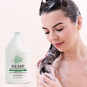 Ginger Lily Farms Botanicals HEMP Herbal Moisturizing Shampoo, Enriched with 100% Pure Natural Hemp Seed Oil, 100% Vegan & Cruelty-Free, 1 Gallon Refill