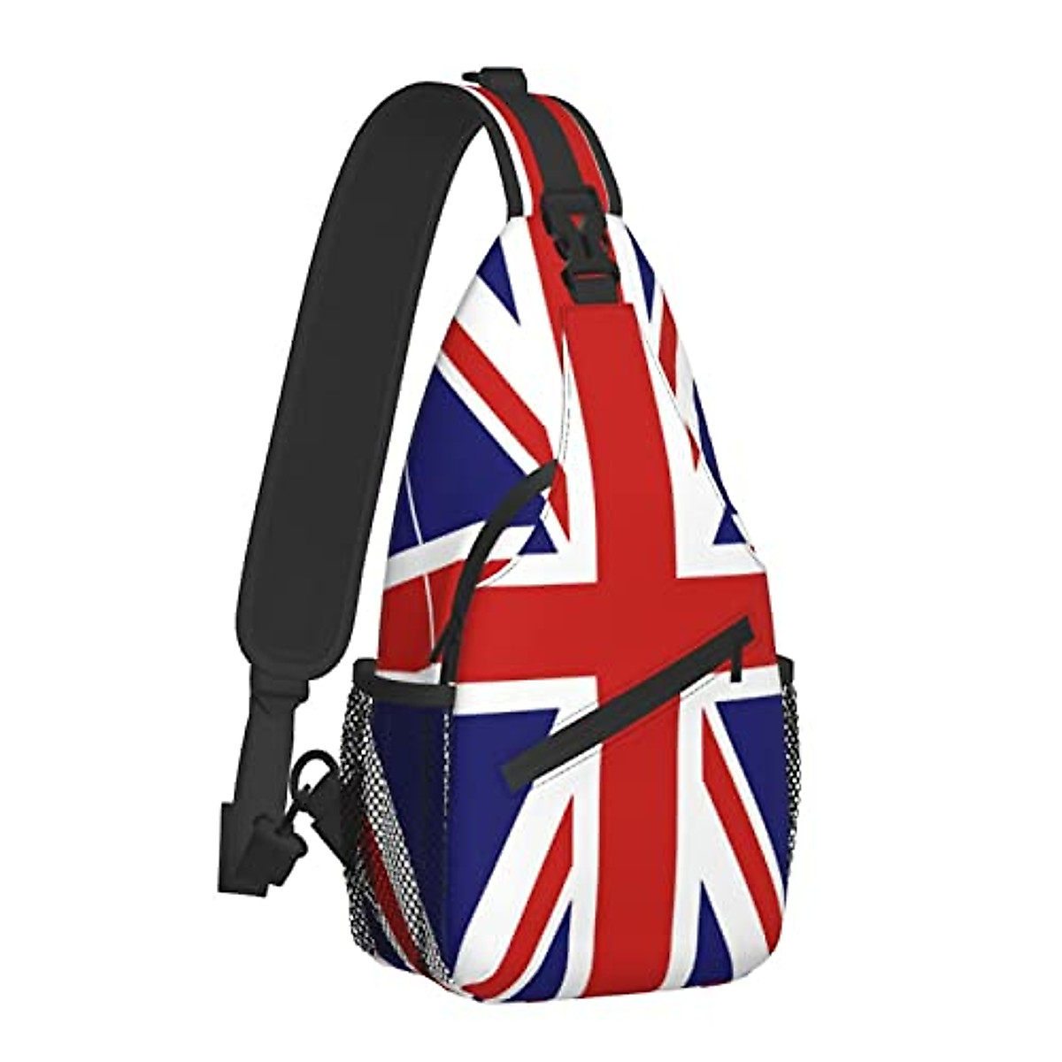British Flag Britain English England Crossbody Sling Backpack Sling Bag Travel Hiking Chest Bag Daypack