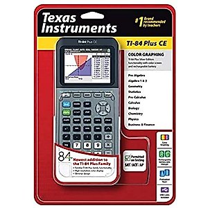 Texas Instruments TI-84 Plus CE Silver Graphing Calculator