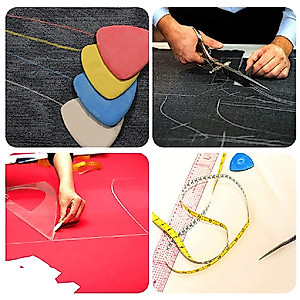 Triangle Tailors Chalk,Sewing Fabric Chalk and Fabric Markers for Quilting,Sewing Supplies Accessories (10Pcs)