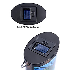 Hanging Solar Lantern Outdoor Decorative Waterproof LED Solar Hummingbird Lights Tabletop Lamp for Outdoor Patio Garden