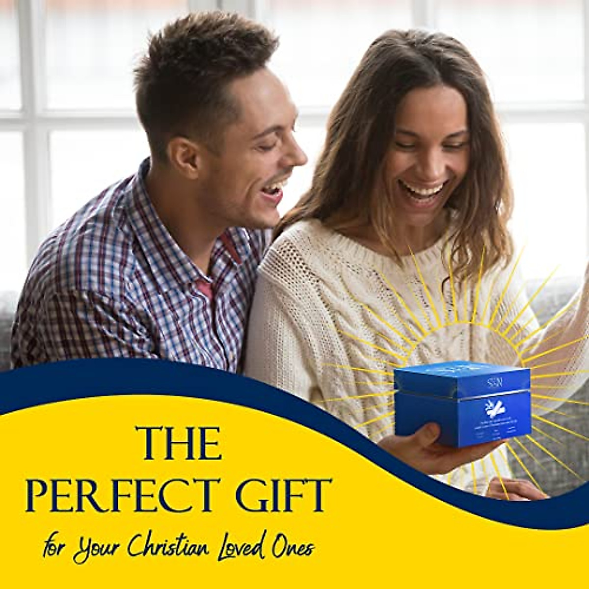 Prayer Meditation Candle W/Message Hidden Inside - Audio Guided Prayer Included - Perfect for Home Decor - All Natural Luxury Large Long Lasting Toxic Free Scented Candle