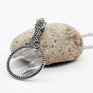 Controse Enchanted Mirror Necklace (Magnifying Glass Pendant)