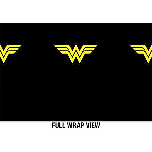 Dco - Logo OFFICIAL Wonder Woman Logo 18 oz Insulated Water Bottle, Leak Resistant, Vacuum Insulated Stainless Steel with 2-in-1 Loop Cap