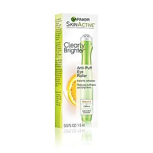 Garnier SkinActive Clearly Brighter Anti-Puff Eye Roller 0.5 oz (Pack of 3)