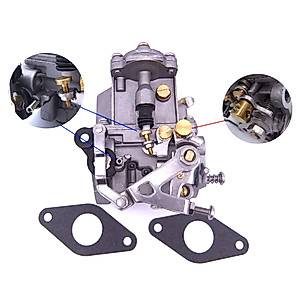 Boat Engine 3303-895110T01 3303-895110T11 3303-8M0104462 1300-8M0167272 Carburetor Assy and 27-835383001 Gaskets for Mercury Marine Mercruiser Quicksilver 8HP 9.9HP 4-Stroke Outboard Motor