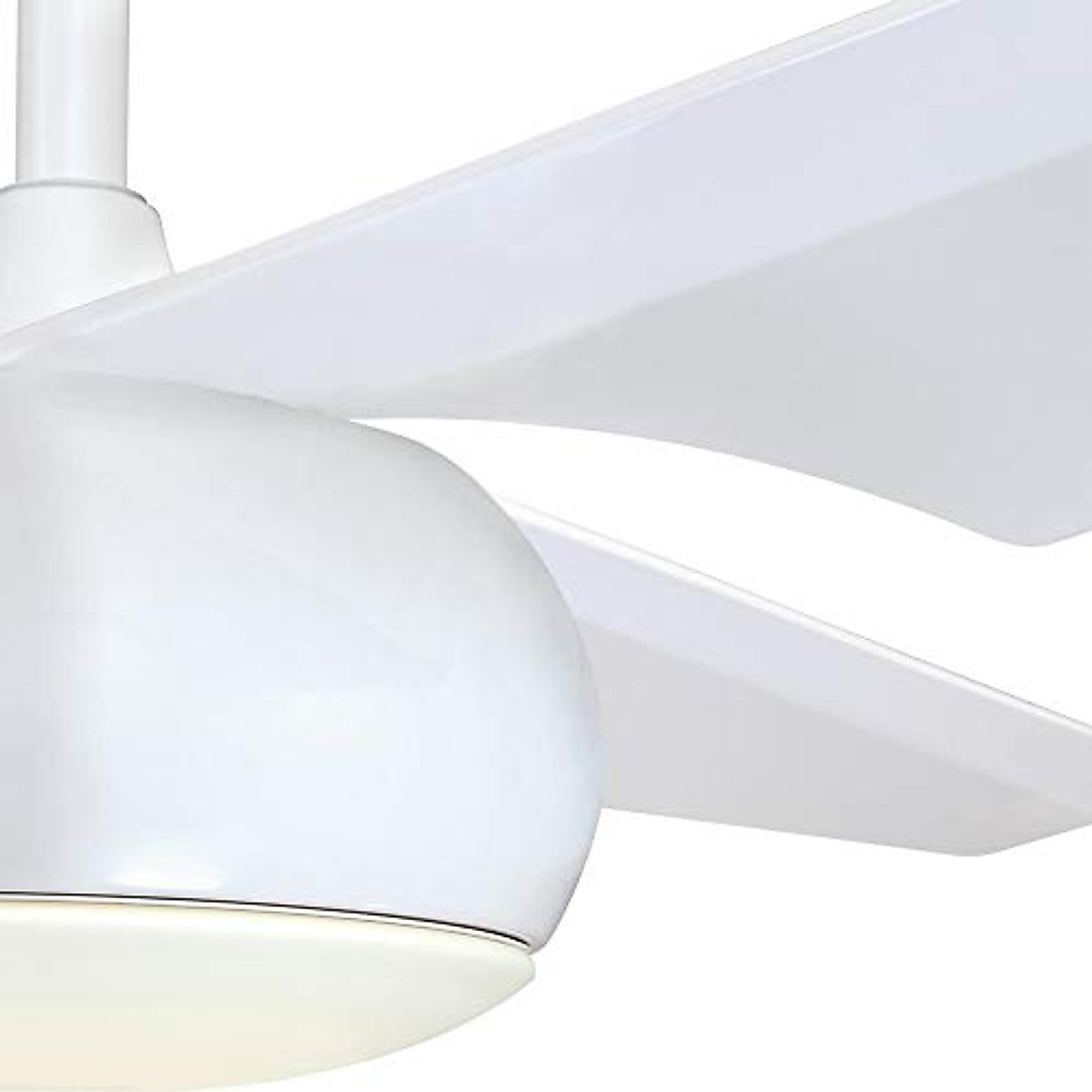 Westinghouse Lighting 7226400 Madeline, Contemporary LED Ceiling Fan with Light and Remote Control, 56 Inch, White Finish, Opal Frosted Glass