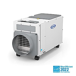 AprilAire E100C Pro 100-Pint Whole-House Dehumidifier with Castors, Energy Star Certified, Commercial-Grade Whole-Home Dehumidifier for Basement, Crawlspace, or Whole House up to 5,500 sq. ft.