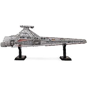 4D Puzzles, Star Wars Deluxe Venator-Class Star Destroyer 3D Model Kit Over 2ft. Wide 288 Pcs | Star Wars Toys | Paper Model Kits for Adults & Teens 12+