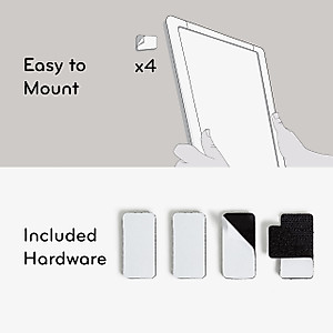 U Brands Contempo Magnetic Dry Erase Board, 11 x 14 Inches, White Frame