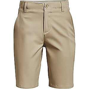 Under Armour Boys Showdown Shorts , Barley (233)/Halo Gray , Large