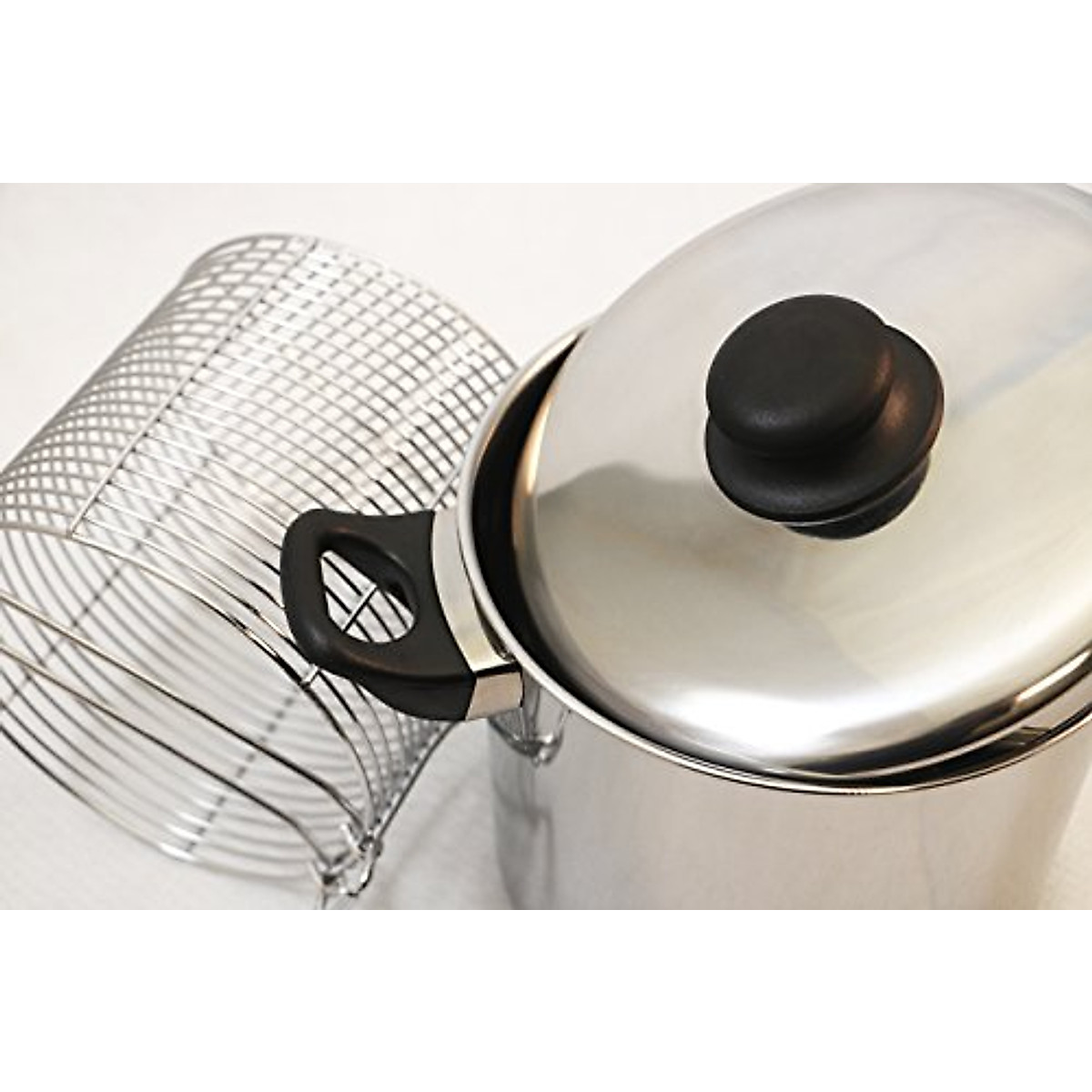 Excelsteel 6 Quart Stainless Steel Stove Top Deep Fryer