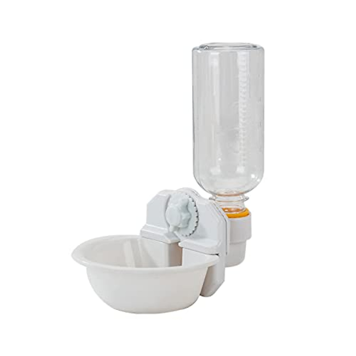 Rabbit Water Bottle,17oz Hanging Water Fountain Automatic Dispenser Water Feeder Bowl Detachable No Leak for Bunny Chinchilla Guinea Pig Hedgehog Hamsters Ferret Small Animal