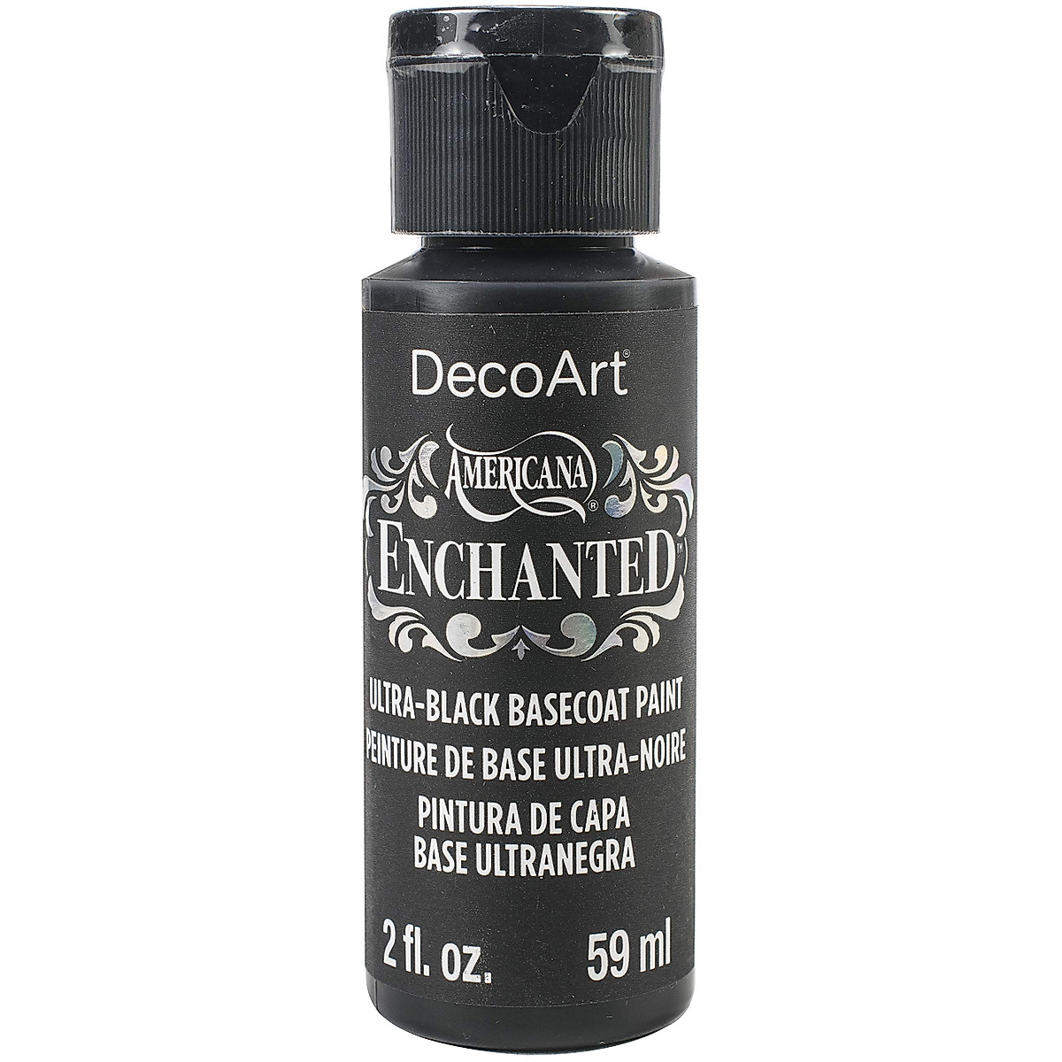 Deco Art Enchanted Paint 2OZ, us:one size, Ultra Black Basecoat