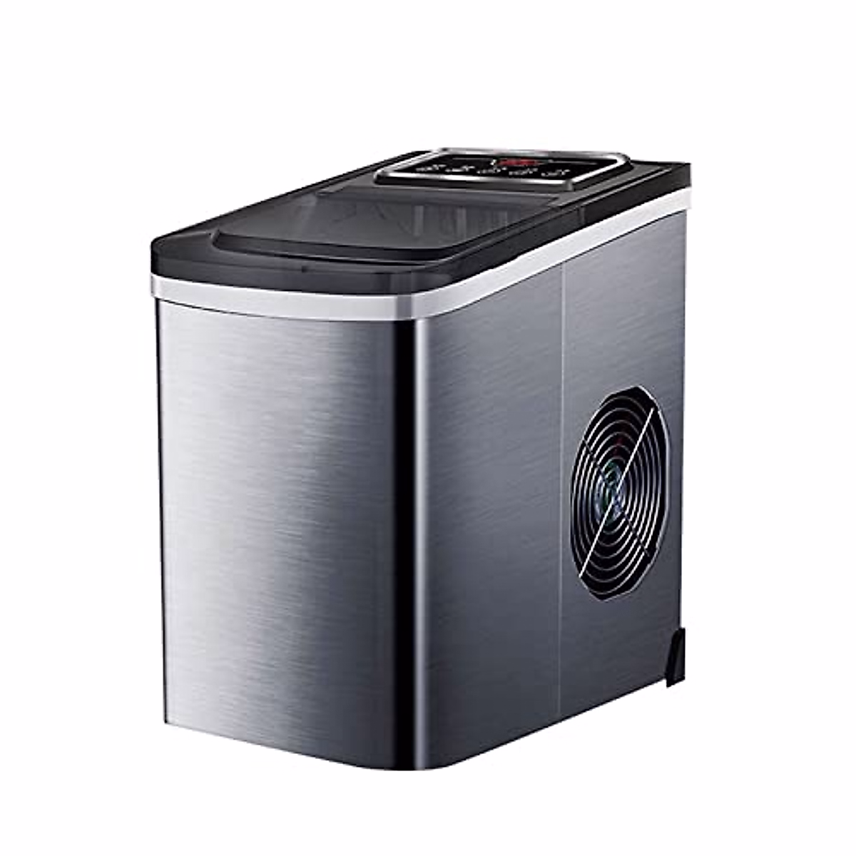 LIRUXUN Bullet Cylindrical Home Ice Cube Making Machine Countertop for Commercial Small Milk Tea Shop