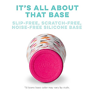 Swig Life 14oz Insulated Wine Tumbler with Lid | Discontinued Prints | Dishwasher Safe, Holds 2 Glasses, Stainless Steel Outdoor Wine Glass (Hey Boo)