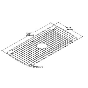 KOHLER K-6063-ST Cape Dory Sink Rack, Stainless Steel