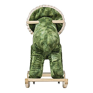 Rockin' Rider Terry The Rocking Triceratops, Green , Large