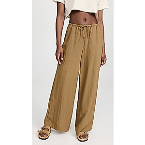 Z SUPPLY Women's Seashore Pants, Otter, Brown, XL