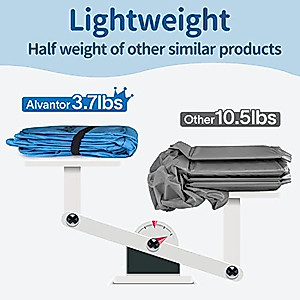 Alvantor Pet Swimming Pool Dog Bathing Tub Kiddie Pools Cat Puppy Shower Spa Foldable Portable Indoor Outdoor Pond Ball Pit 42" x12" Patent Pending