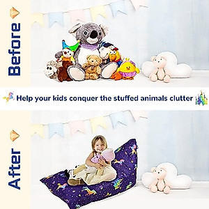 Stuffed Animal Storage Bean Bag Chair for Kids and Adults, Extra Large Beanbag Chairs Plush Toys Holder and Organizer Cover(No Filling) Only