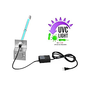 120V UV Lamp for HVAC Coil Systems (up to 5 tons) with 14″ 14W Ultraviolet Bulb