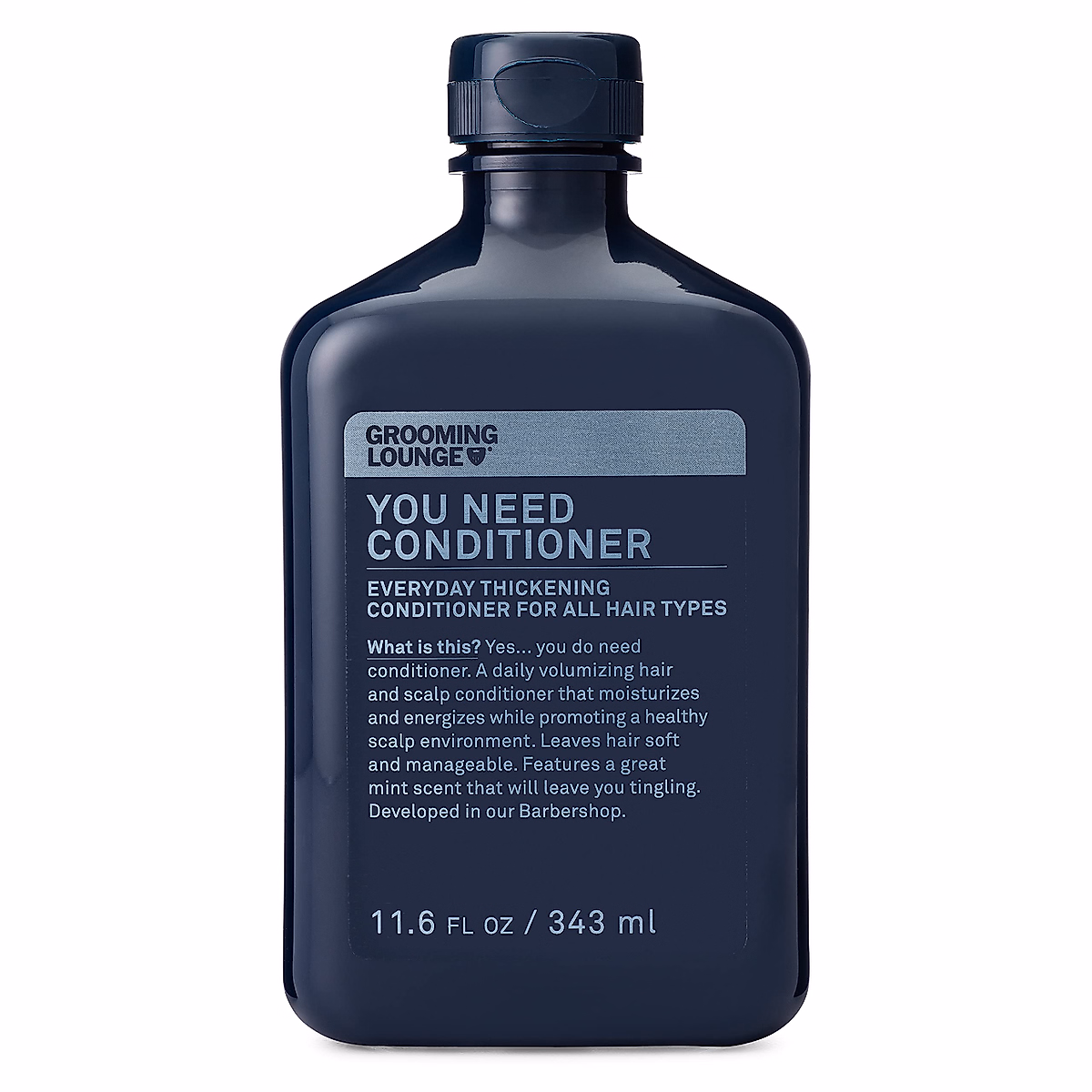 Grooming Lounge You Need Conditioner - Moisturizes and Balances the Scalp - Leaves Hair Soft and Manageable - Cleanses Scalp to Help Create the Optimal Environment for Healthy Hair Growth - 11.6 oz