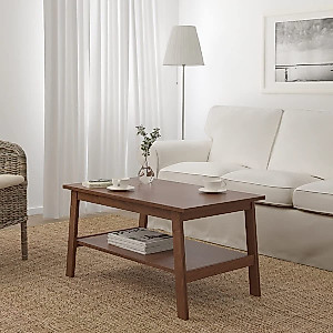 Ikea Little Loved Corner LUNNARP Coffee Table, Side Table, Brown 90x55 cm