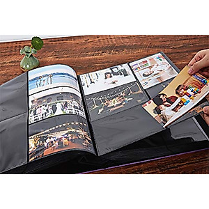 Artmag Fabric Photo Album 4x6 600 Large Capacity for Family Wedding Anniversary Linen Album Holds 600 Horizontal and Vertical Photos (600 Pockets, Beige)