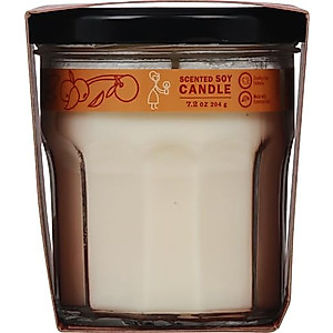 MRS. MEYER'S CLEAN DAY, Scented Soy Aromatherapy Candle, 35 Hour Burn Time, Made With Soy Wax And Essential Oils, Apple Cider, 7.2 Ounce