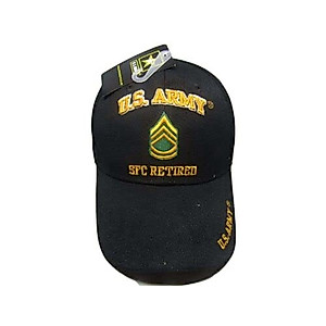 Flakita's Novelties Oficially Licensed US Army SFC Sergeant First Class Retired Hat Ball Cap Veteran