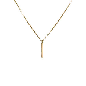 Aghfacy Dainty Bar Necklace for Women | Cute Bar Pendant Choker | Bar Necklace Gold | Tiny Bar Pendant Necklaces | Layered Bar Necklace