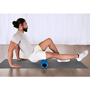 Teeter Massage Foam Roller Bundle - Textured for Deep Tissue Muscle Relief to Boost Recovery, Flexibility, Mobility - Back Pain Relief, Sports Massage, Myofascial Release