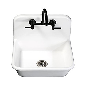 Kingston Brass KS814MB Concord Kitchen Faucet, 7-1/16" in Spout Reach, Matte Black