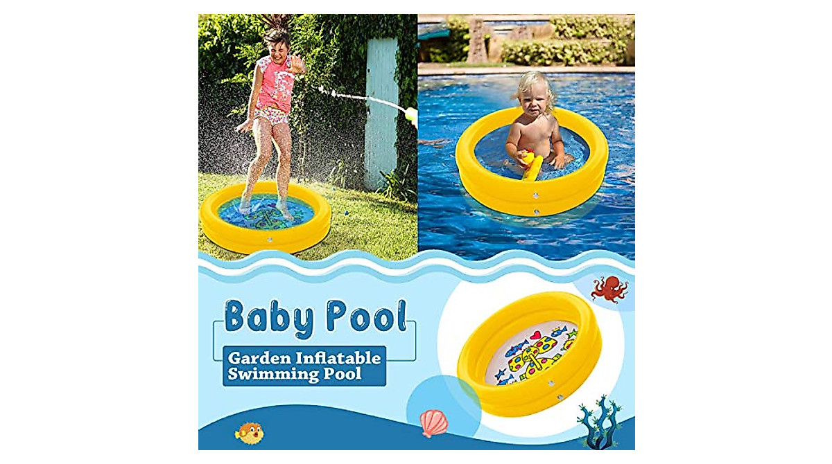 Kiddie Pool - Fun Inflatable for Kids & Pets
