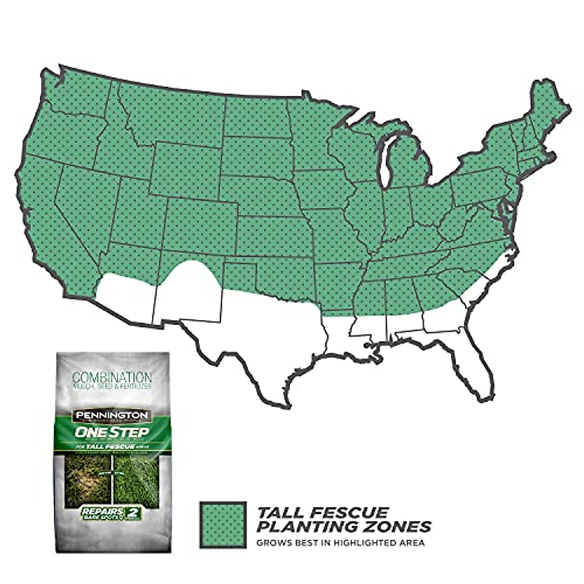 One Step Complete Tall Fescue 5lb. Grass Seed + Mulch + Fertilizer for Patch Repair