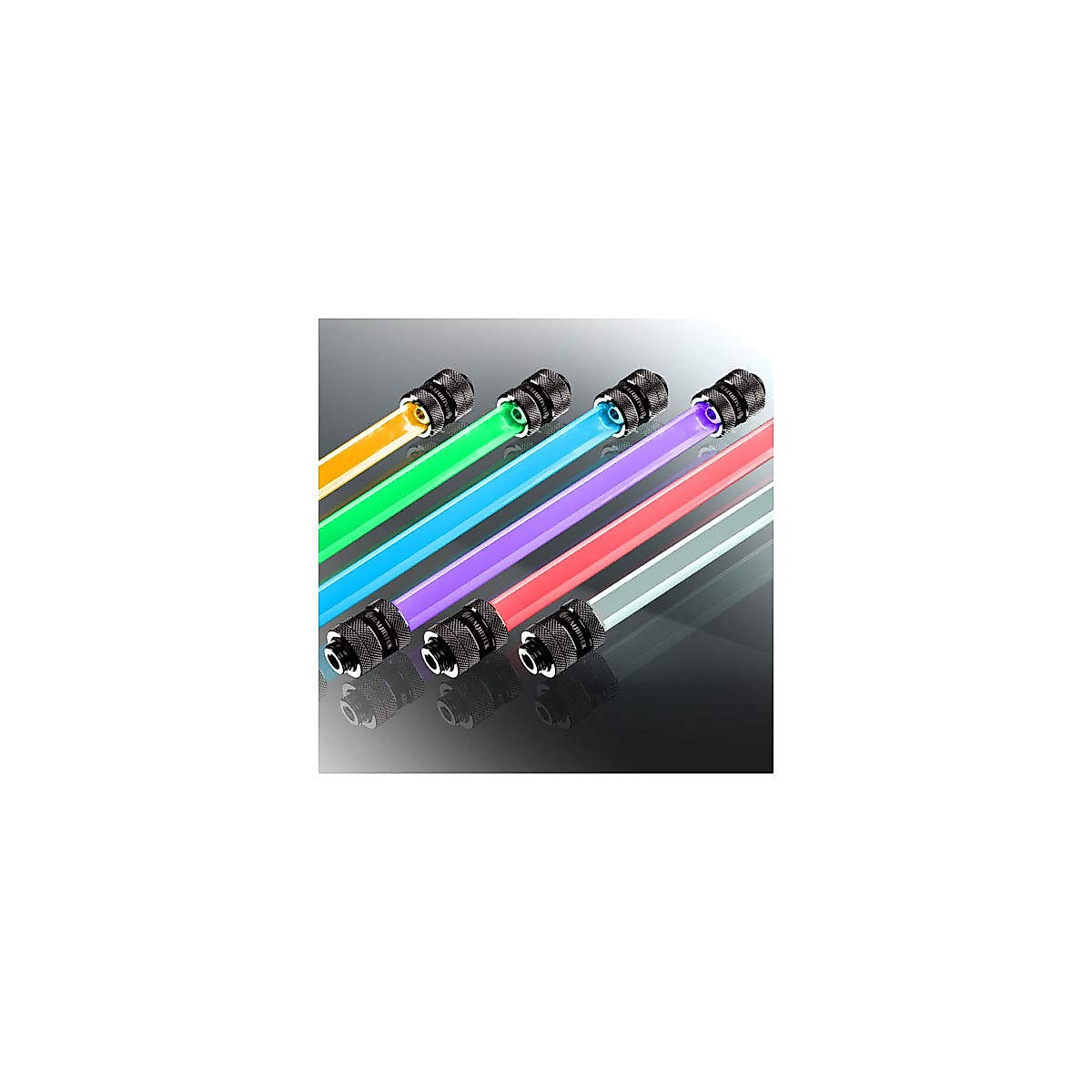 Raijintek RAITUBO-H14 Hardtubes 14mm AD, 500mm - 4er Set