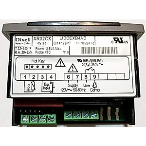 Dixell Digital Temperature Controller - Model XR02CX - for True, Vortex, Atosa, Saba & More!