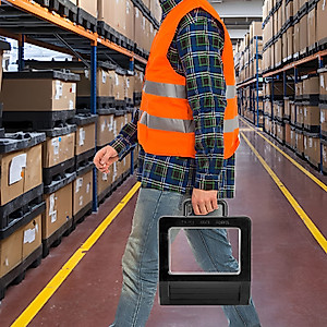 Yesland 2 Pack Rubber Pallet Jack Chock, 14.2 x 11.5 x 2 Inch Heavy Duty Pallet Truck Stopper Black Wheel Stop Chock for Truck Pallet Jack