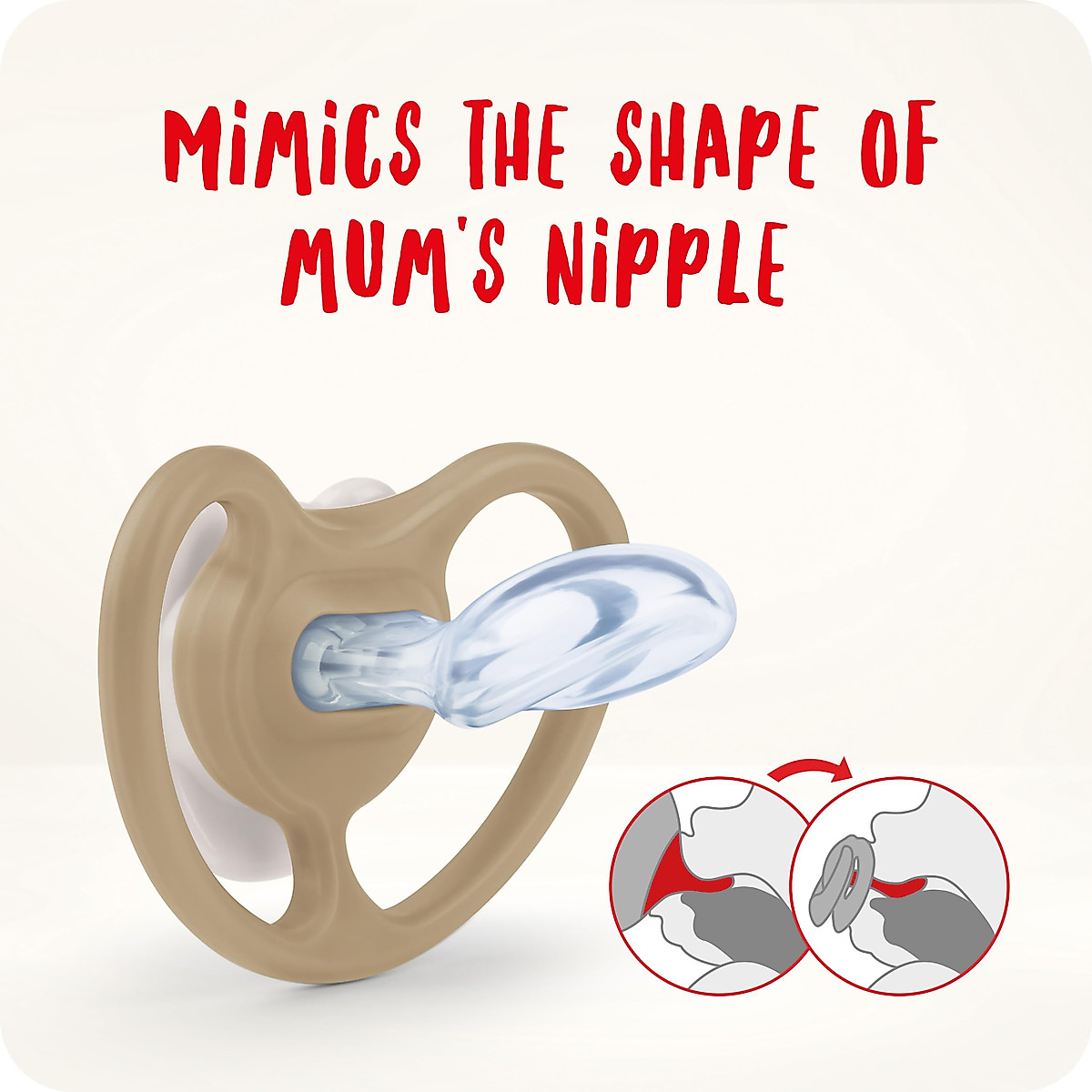 NUK Space Baby Dummy | 6-18 Months | Soothers with Extra Ventilation| BPA-Free Silicone | Disney Winnie The Pooh | 2 Count