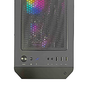 Pc NSX Raptor Gamers Desktop Gaming (AMD Ryzen 7 5700G 4.6GHz NVIDIA, 16GB 2 * 8 GB DDR4 3600, 512Gb M2 NVME SSD, RGB Fans, Windows 11 Home, WiFi Ready, Mouse and Keyboard)