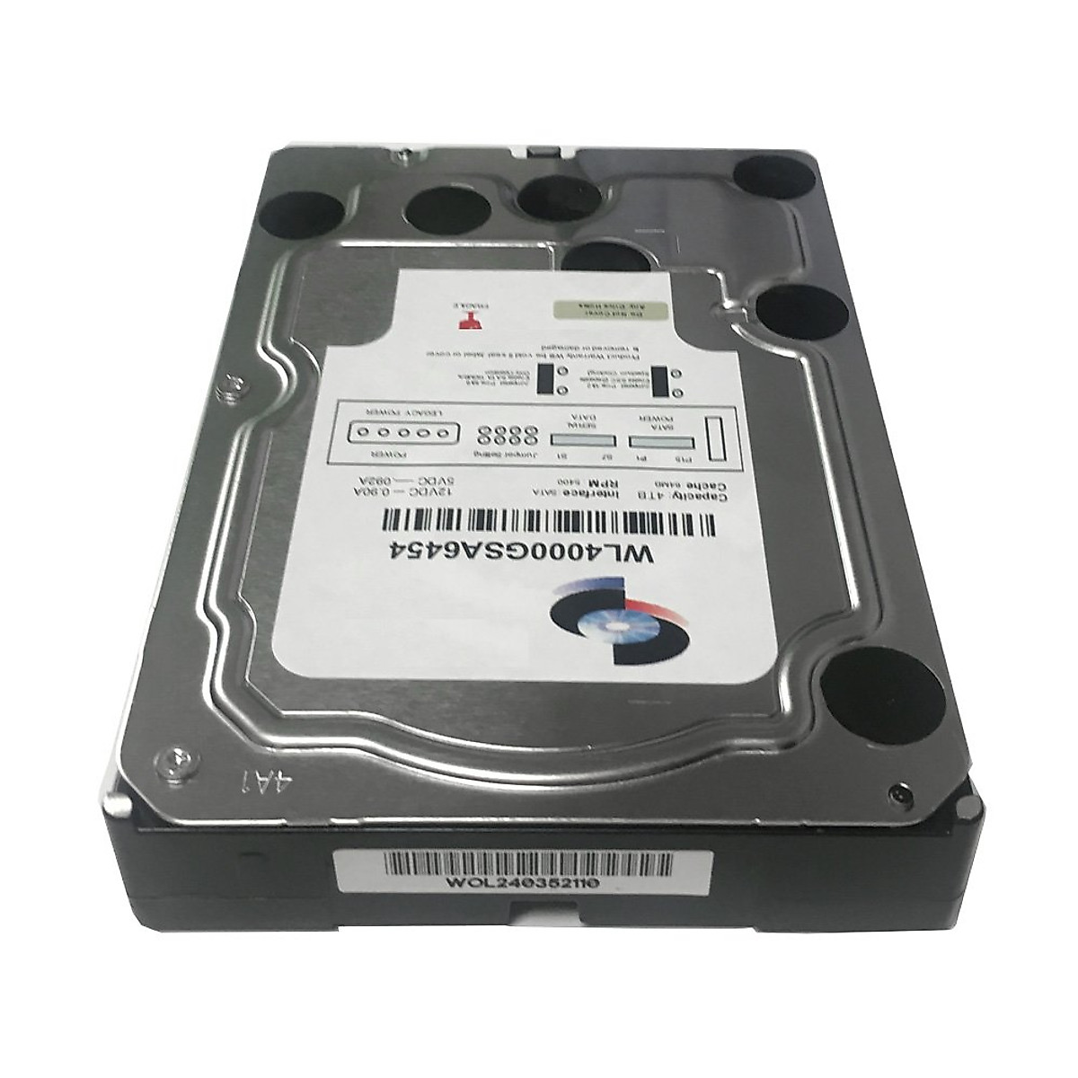 WL 4TB 64MB Cache 5400RPM SATA III (6.0Gb/s) 3.5" Internal Surveillance DVR Hard Drive - w/ 1 Year Warranty